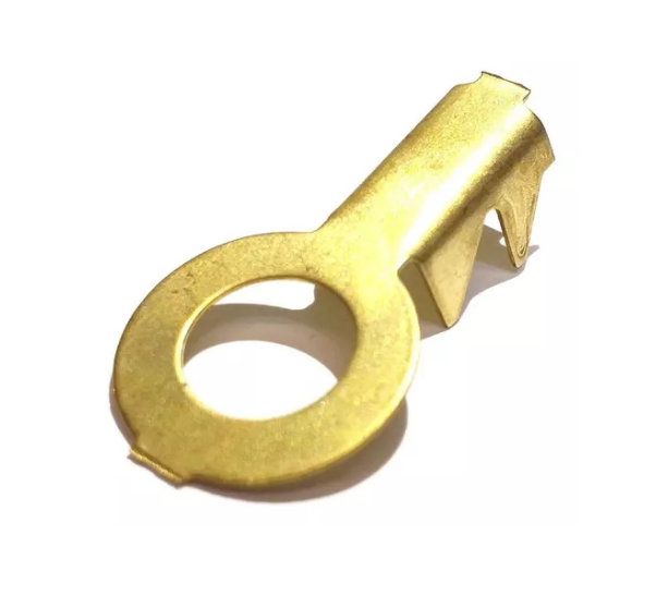 Kit 100 Uni. De Terminal Olhal Fechado 1/4